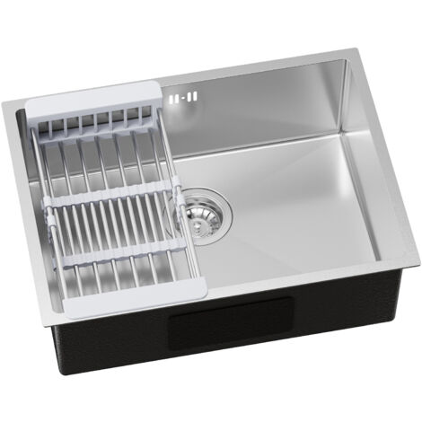 Auralum Max Lavello in acciaio inox 60 x 44 cm, lavello per basi a ...