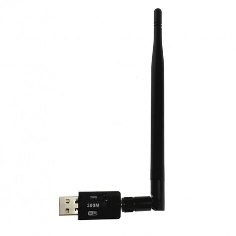 Adaptador USB Wifi Realtek RTL8192EU con antena (802.11B/G/N) 300mb