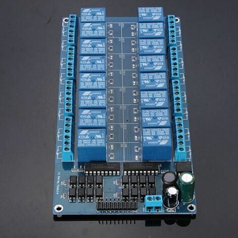 Kit 16 Reles 16-Canales 12V para Arduino[Compatible Arduino]