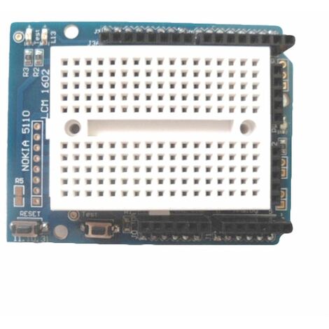 Placa prototipado ProtoShield con Mini Breadboard para Arduino