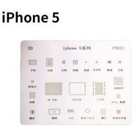 Placa stencils IC iphone 5