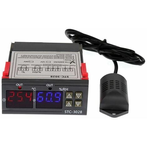 STC-3028 Controlador Digital de Temperatura y Humedad Termostato 220V