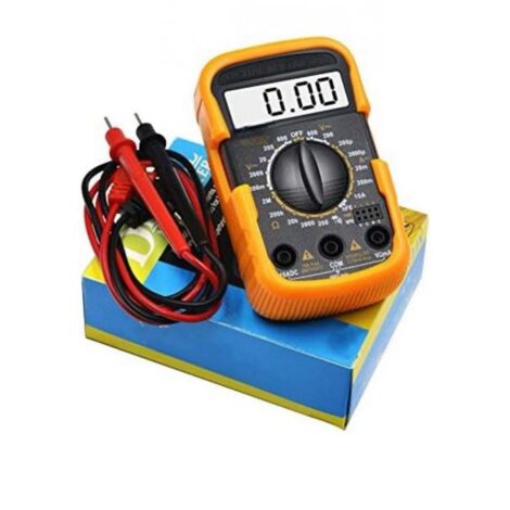 Multimetro Digitale Tester Professionale Tascabile con Cavi Puntali ...