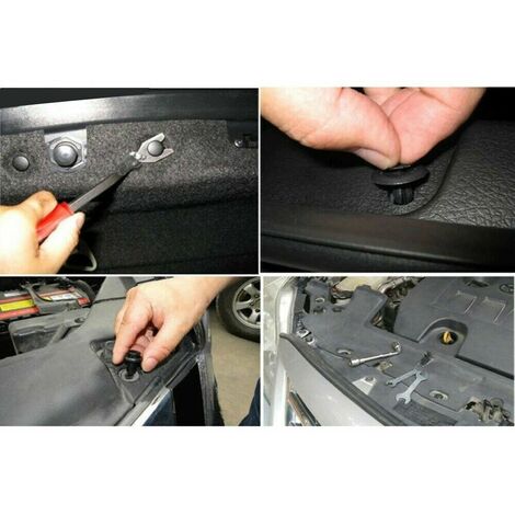 190 PZ PLASTICA TRIM CLIP RIVETTI CLIP KIT Fermi di Spinta Auto ...