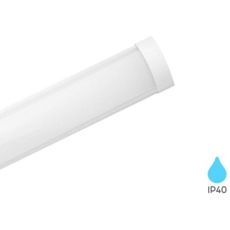 Réglette LED 18W 4000K IP40 Blanc