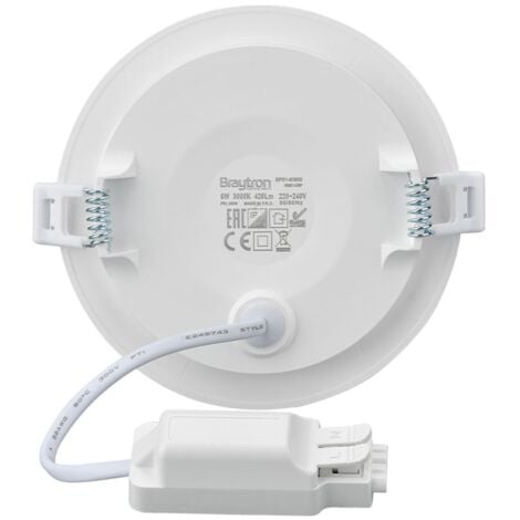 Dalle LED ronde extra plate 6W 3000K Ø128mm IP40