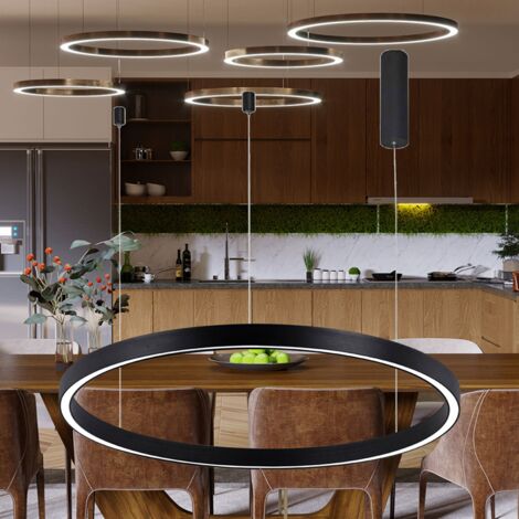Suspension LED design BRAYTRON 2550, noir, 3en1, 35W, Aluminium