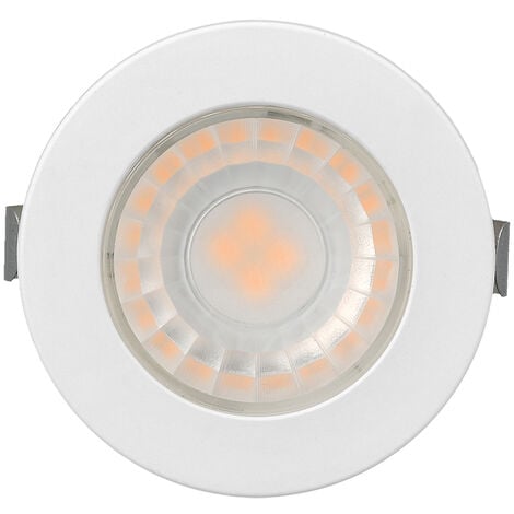Lot de 10 mini spots LED rond 3 couleurs 3W 3000K IP54
