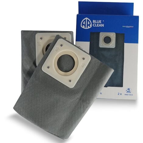 confezione da 2 sacchetti filtro stoffa lavabili per aspiratore "ar3170 ...