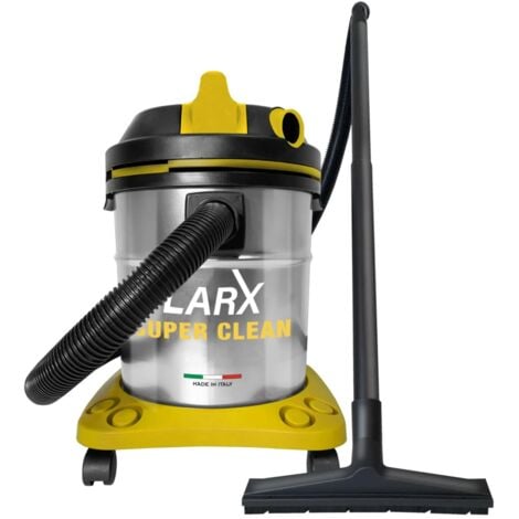 aspiratore solidi liquidi elettrico larx "super clean" 1200w 20 lt 40 l/s