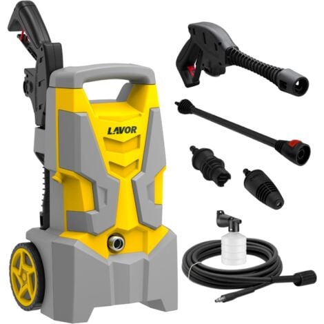 idropulitrice elettrica a freddo lavorwash "run 120" 120 bar 330 l/h 1700 w