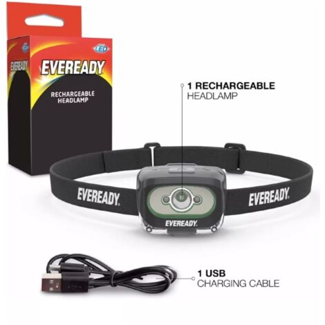 torcia da testa eveready value rechargeable headlight - energizer