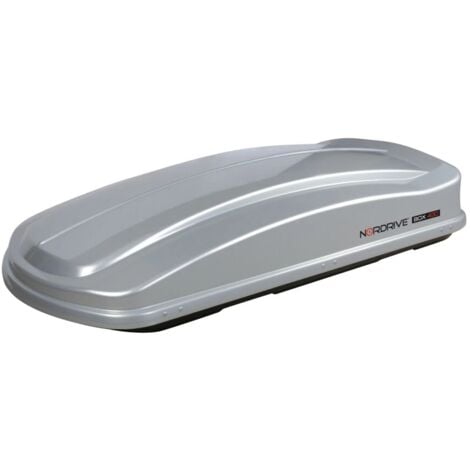 box tetto per auto nordrive 430 litri in abs con doppia apertura ...