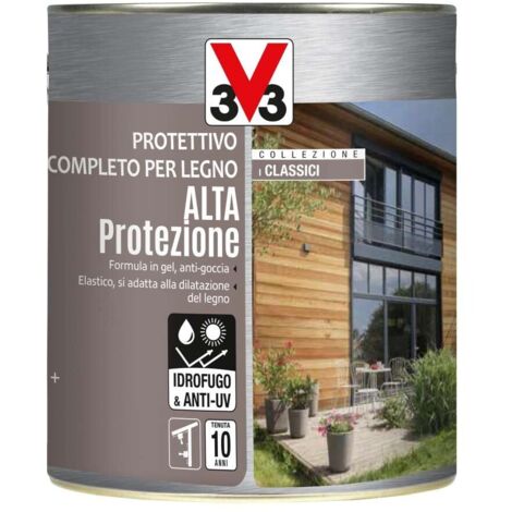 protettivo completo per legno alta protezione all' acqua, colore noce ...