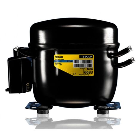 Compresor Secop Fr10G LMHBP R134A 220v 1/4cv Alta Baja Temperatura 9,05 cm3