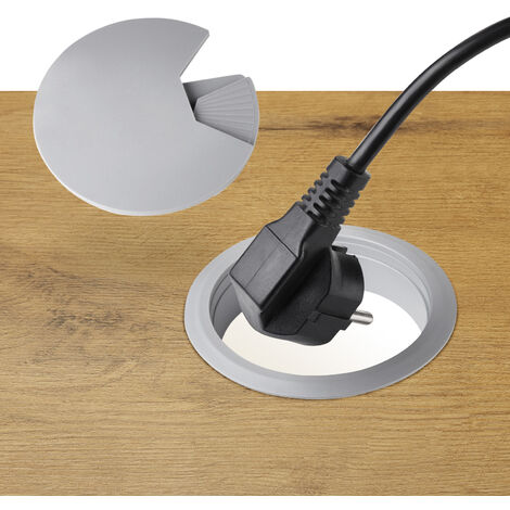 Kabeldurchlass Kunststoff Ø 80 mm weiß