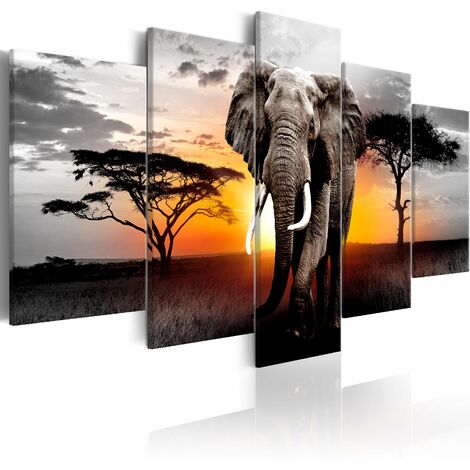 Tableau toile de décoration murale impression premium en 5 parties sur ...