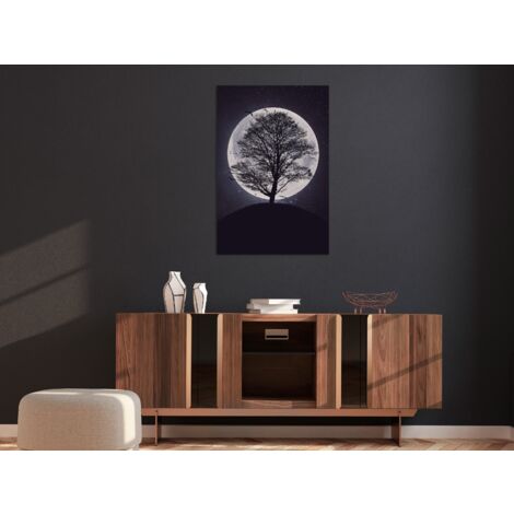 Tableau toile de décoration murale impression premium en 1 partie sur châssis en bois motif ...