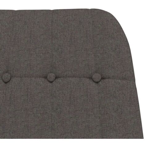 Rocking chair allaitement et fauteuil relax de salon en tissu gris ...