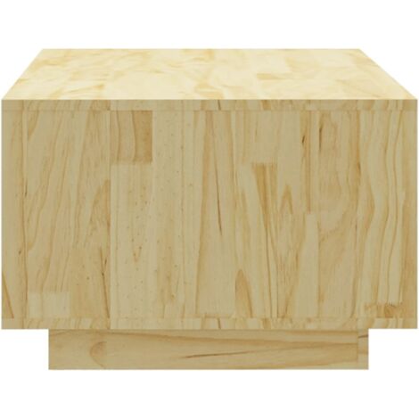 Table basse de salon en bois brut meuble de rangement de style rustique ...