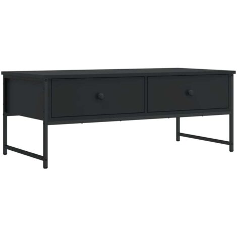 Table basse avec tiroirs design moderne et contemporaine 101 x 49 x 39 ...