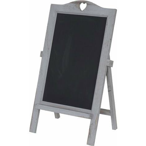 Tableau publicitaire panneau pour craie sur pied 66x37x27cm aspect ...