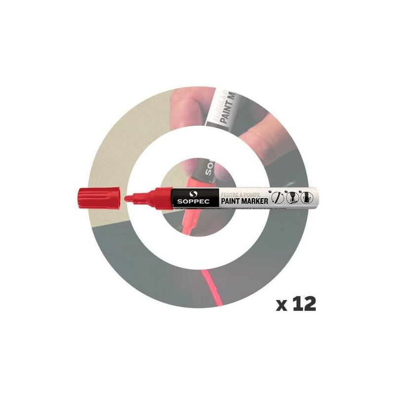 Feutre de marquage rouge SOPPEC 551604SOP