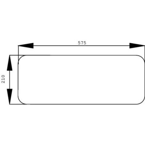 Lunette arrière UNIVERSEL D6968