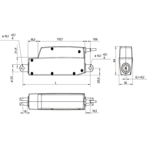 Actionneur linéaire avec câble LINAK LA1213012