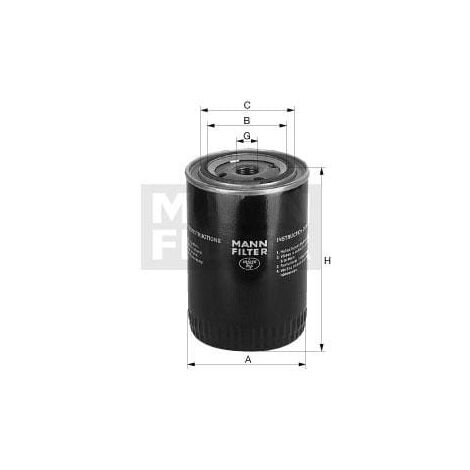 Filtre MANN-FILTER W1020