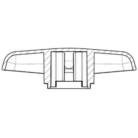 Levier manuel UNIVERSEL KS858064PVC
