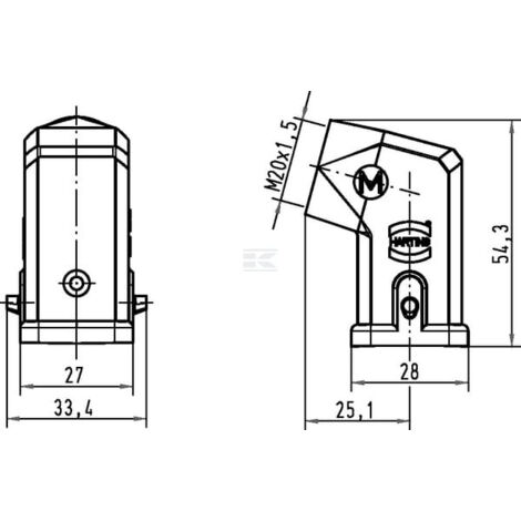 Capot HARTING 19200031640