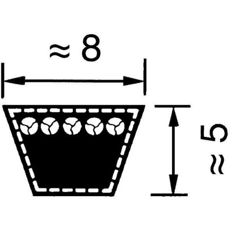 Courroie OPTIBELT VB8475