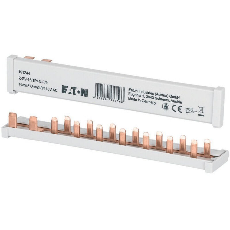 Peigne horizontal 1P+N 16A 9 modules - EATON