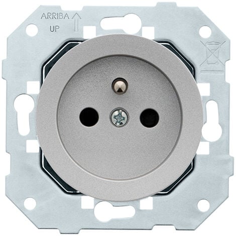 Prise 2p+t ALU GLOSSY DOM - FONTINI