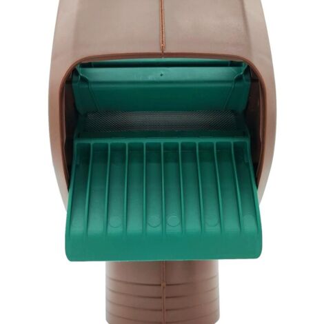 Filtre de gouttière RAINUS 80 ou 100 mm marron pour récupération eau de ...
