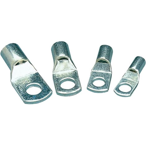 10 ud. TERMINAL TUBO COBRE CRIMPADO SEC.10-6.