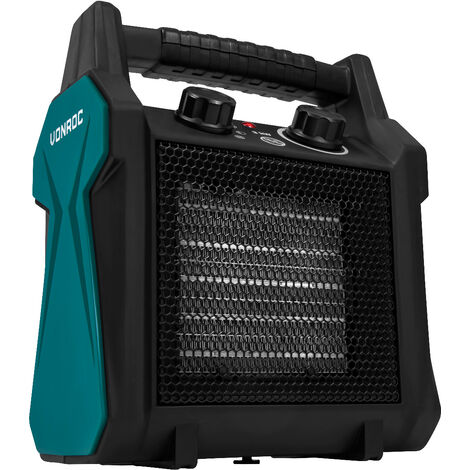 VONROC Radiateur électrique soufflant - 2000W /3000W– céramique
