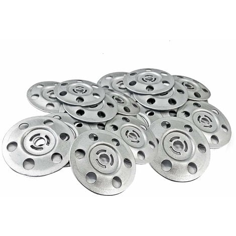Metal Insulation Discs 35mm Washers For Plasterboard Wall Ceiling Fixings