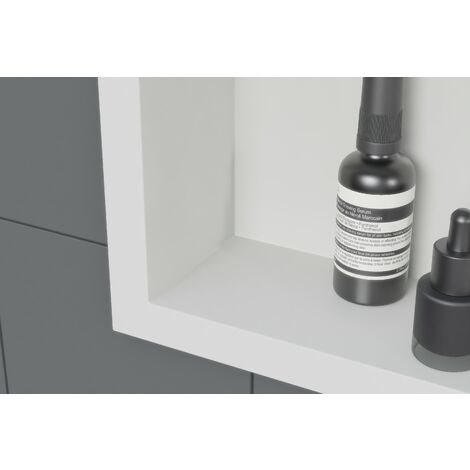 Nicchia da parete BS203010 in acciaio inox - 20 x 30 x 10 cm - colore ...