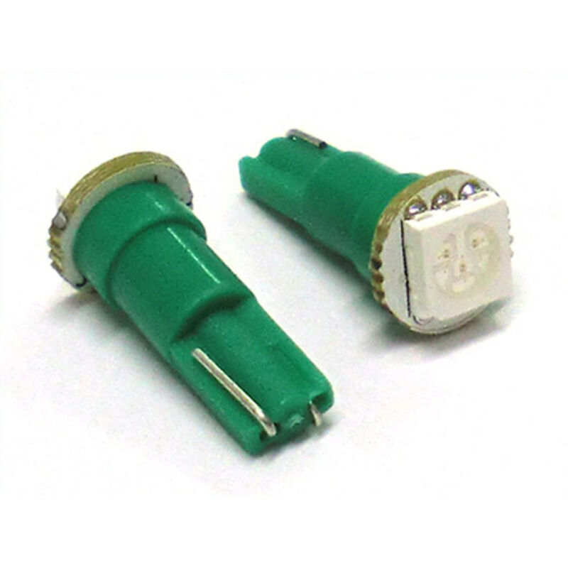 Lampada Led T5 W1,2W 1 Smd Verde Luci Cruscotto 12V