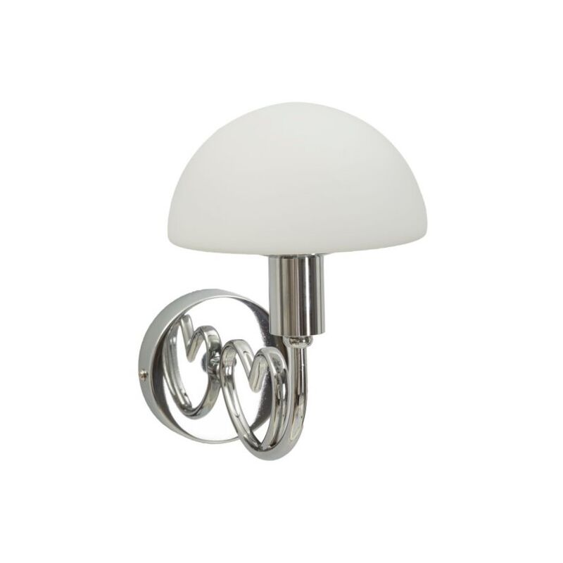 LAMPADA DA MURO LOVY SILVER CM 23X15X22