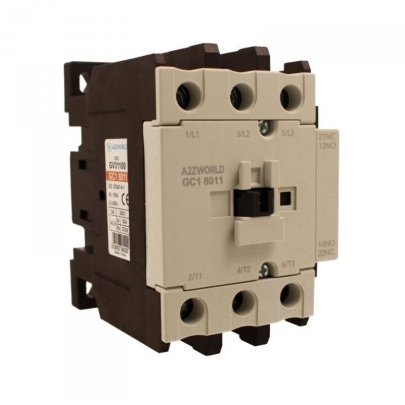 Contattore Motore 3P 4M, Teleruttore Trifase Industriale AC 380V 3NO ...