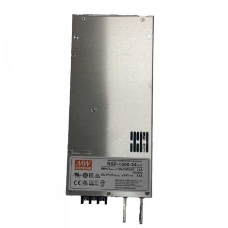 MW MEAN WELL RSP-1500-24 Alimentatore Led 1500W 24V 63A Senza Ventola Input 220V e 110V