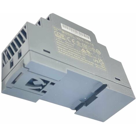 MeanWell HDR-30-15 Alimentatore Guida DIN Ultra Slim 30W 15V 2A Input ...