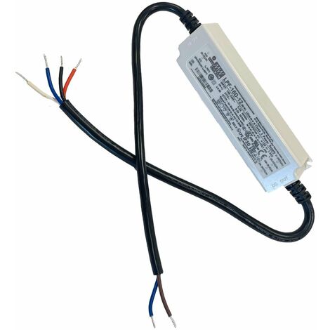 MeanWell LPF-16D-12 Alimentatore Led Driver CC CV 12V 1,34A 16W IP67 ...