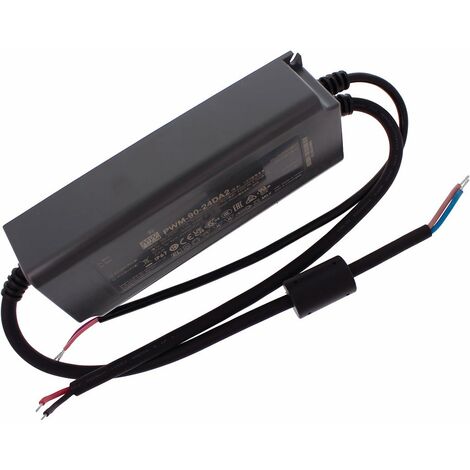 MeanWell PWM-90-24DA2 Alimentatore Led Dimmerabile DALI e DALI-2 90W 24V 3,75A IP67 Input 220V e ...