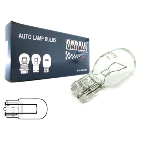 10 Lampade Alogene T20 W21W 12V 21W per Posizione Freno Frecce Auto