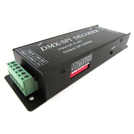 Convertitore DMX SPI Decoder Converter IC WS2811 WS2801 LPD6803 TM1803 ...