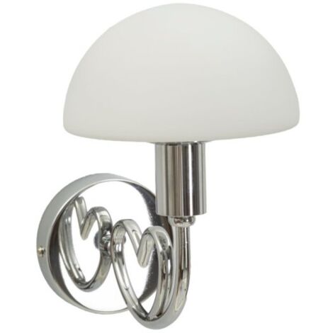 LAMPADA DA MURO LOVY SILVER CM 23X15X22